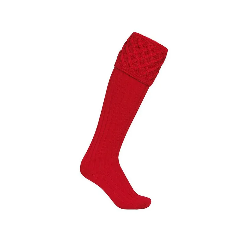 Laksen Lady Windsor Brick Red Shooting Socks